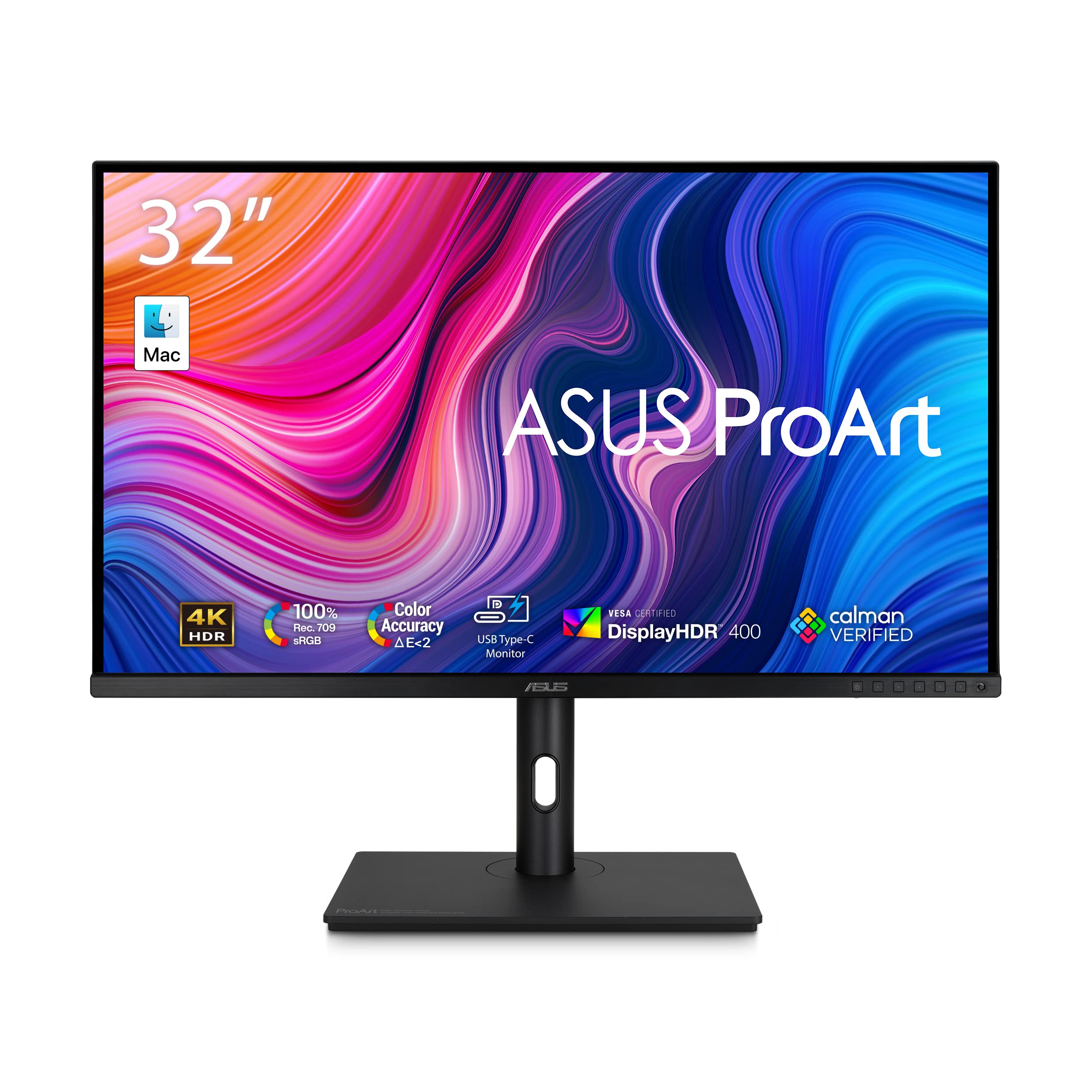 ASUS ProArt Display 32” 4K HDR Monitor (PA329CV) - UHD (3840 x 2160), IPS, 100% sRGB (Renewed)