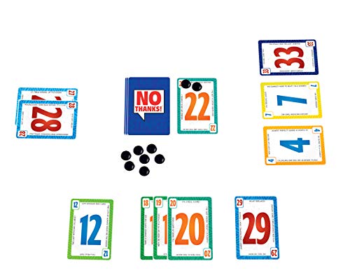 Amigo Games No Thanks! The Play or Pay Card Game – Avoid Taking Points in This Exciting & Simple Classic Card Game for Family Game Night – Perfect for Kids & Adults ages 8 & Older