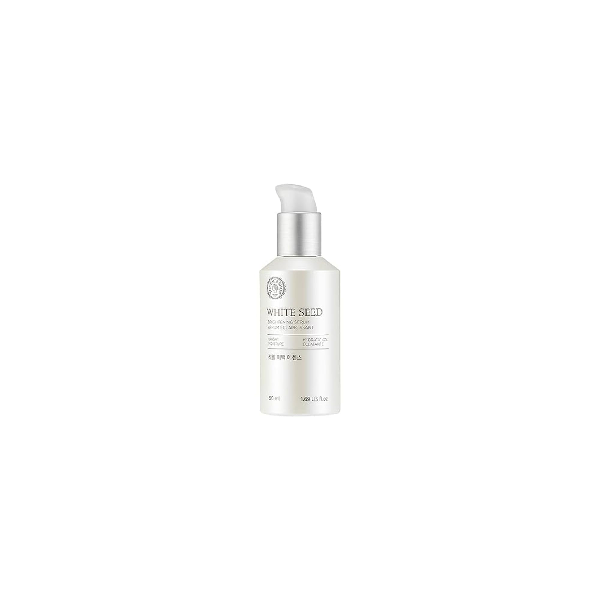 The Face Shop Whiteseed Brightening Serum | Deep Skin Brightening, Boost Moisturization & Pore Minimize | Skin Texture & Clarity Improvement, Dullness Reducing, 1.69 Fl Oz