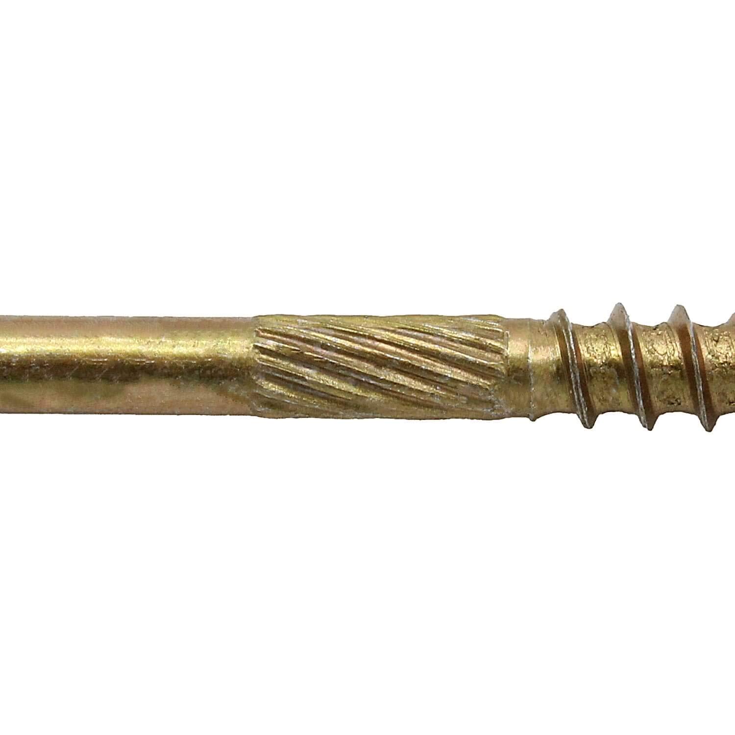 Jake Sales #14 x 8 Bronze Coated Multipurpose Wood Screw Torx/Star Drive Flat Head (1 Pound - 19 Approx. Screw Count) Exterior Coated - ACQ Compatible Wood Screws