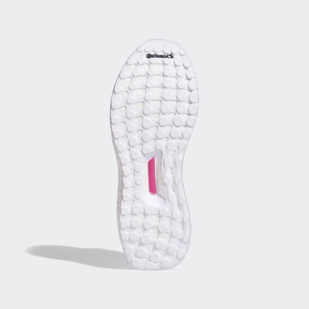 adidas Women's Ultraboost DNA, White, Black, Signal Green, 9