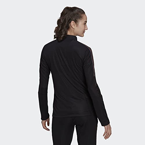 adidas Women's Tiro Track Jacket Pride, Black, Large