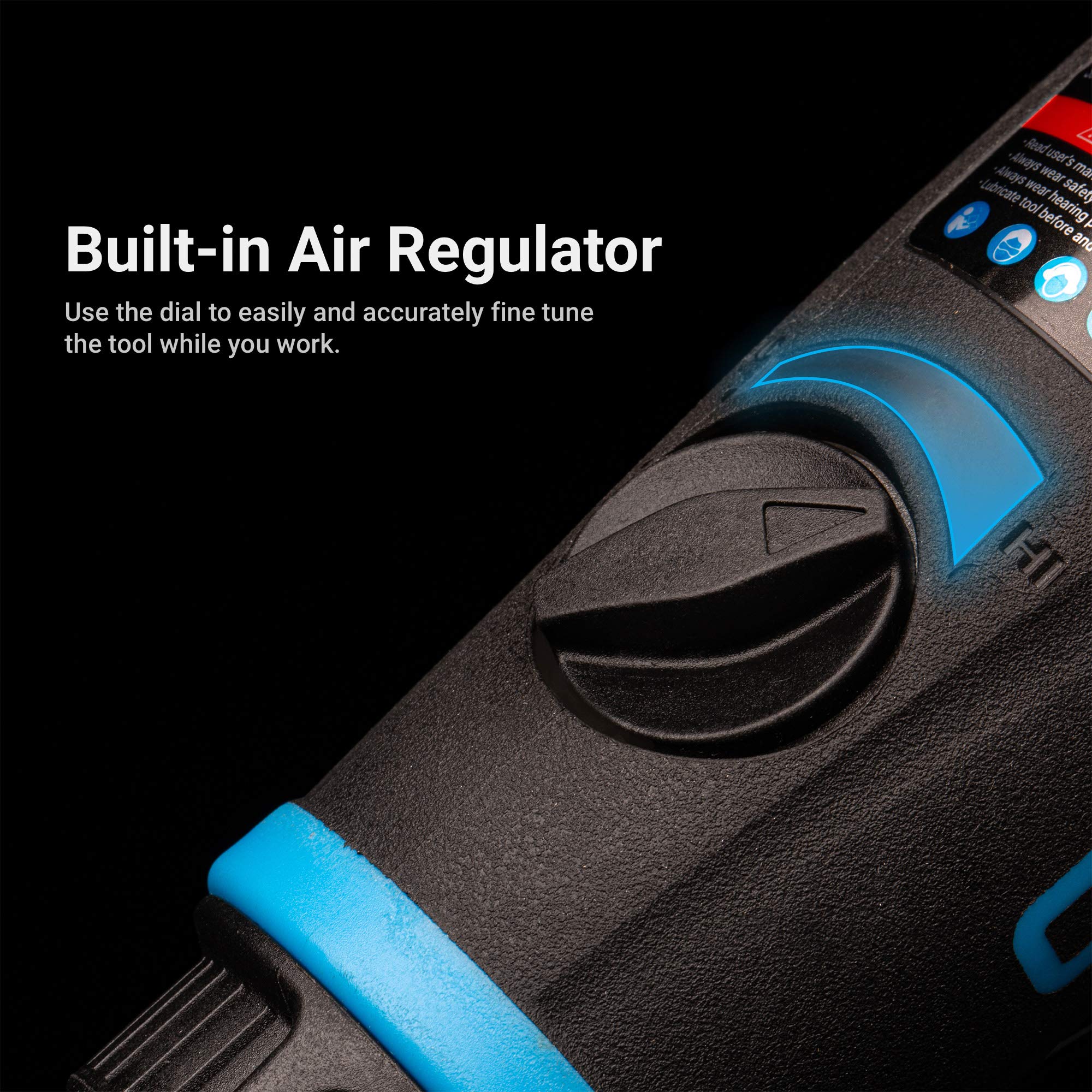 Capri Tools 1/4 in. 1 HP Air Die Grinder Set