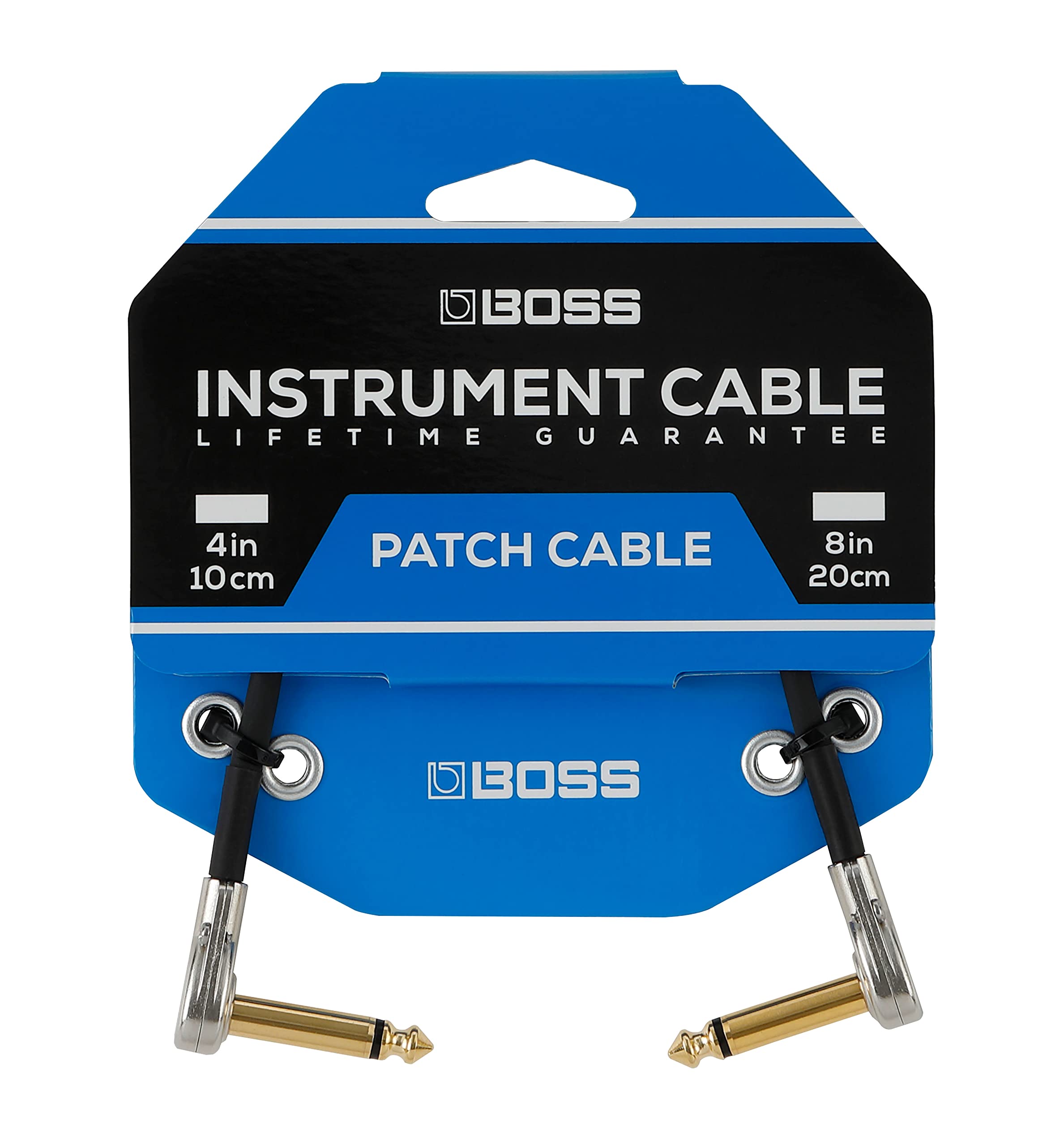 BOSS Stage and Studio Patch Cable, 4 Inches (BPC-4)