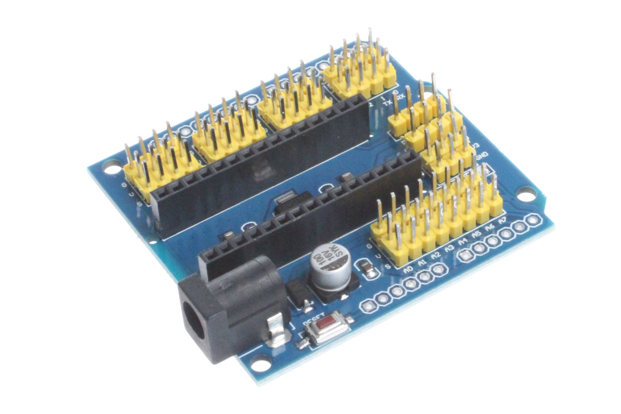 NOYITO Nano I O Expansion Sensor Shield Module for UNO R3 Nano V3.0 (Pack of 2)