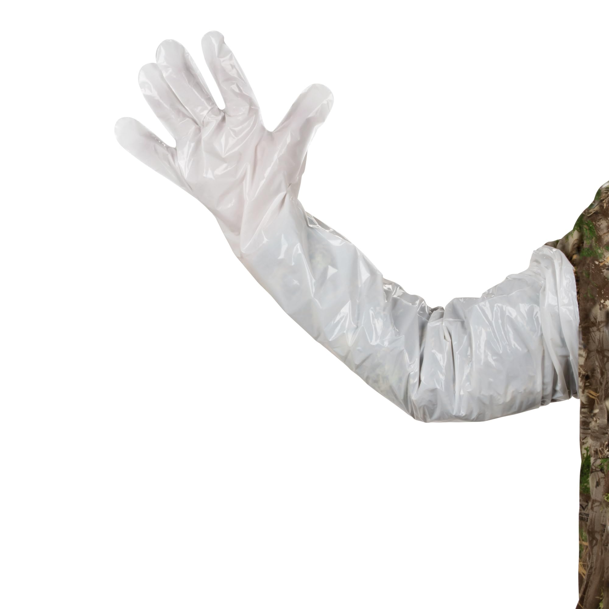 Allen Company Field Dressing Latex Gloves Set, Wrist & Shoulder Length, White, 6 Pairs of Each, 516