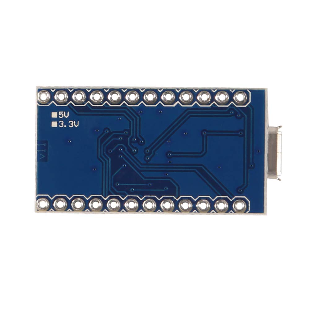 AITRIP 5 PCS Pro Micro ATmega32U4 5V/16MHz Module Board with 2 Row pin Header Compatible with arduino Leonardo Replace ATmega328 Pro Mini (5PCS)