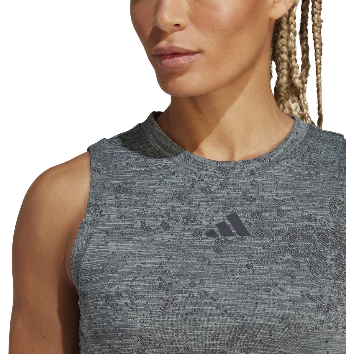 adidas Women's Tennis Match Tank, Wonder Mauve, Large