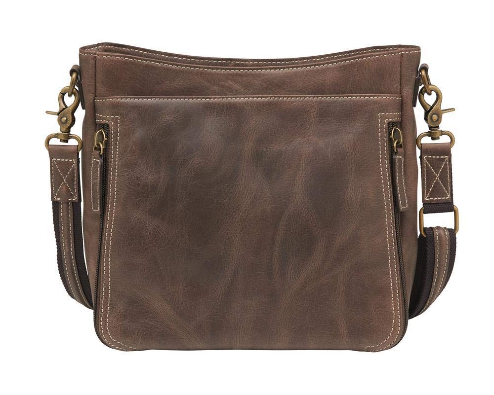 Concealed carry Distressed Buffalo Crossbody by Gun Tote'n Mamas