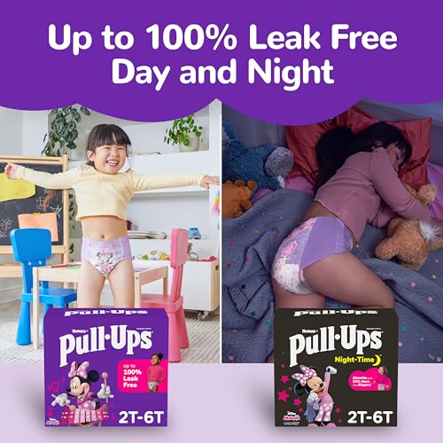 Pull-Ups Girls' Potty Training Pants, Size 4T-5T Training Underwear (38-50 lbs), 74 Count