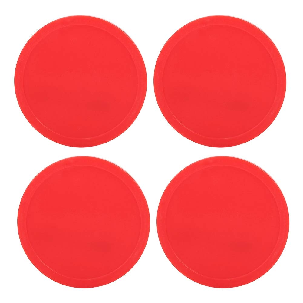 Air Ice Hockey Pucks Piece, Plastic Replaceable Air Hockey Pucks Accessories for Tables Game Equipment,4 Pcs (Medium (75mm))