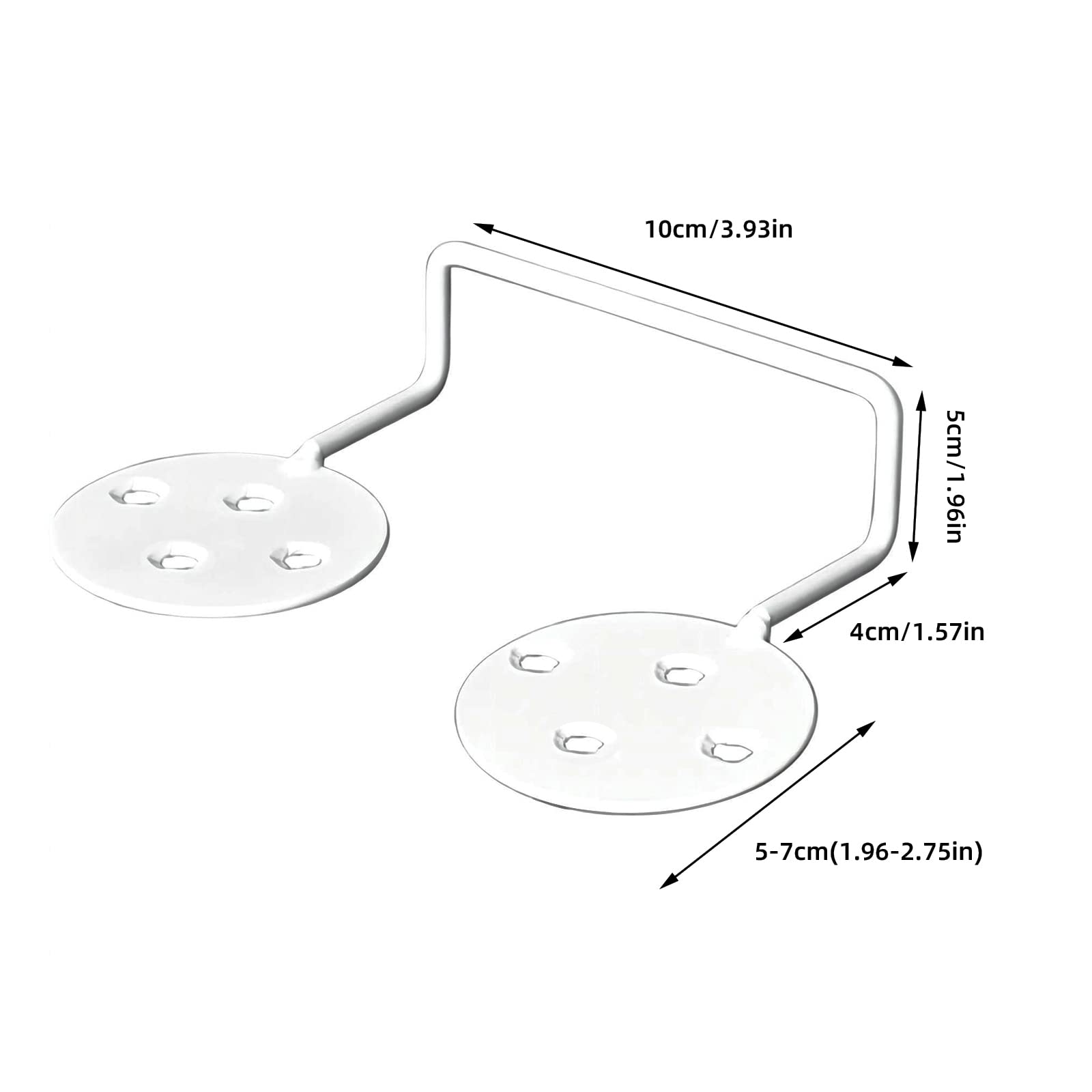 Hsozptry Mattress Retainer Bar, Mattress Slide Stopper, Mattress Anti-Slip Baffle, Mattress Holder in Place Gripper Stops, Wide Applicability/Easy to Assemble, 4pcs,White