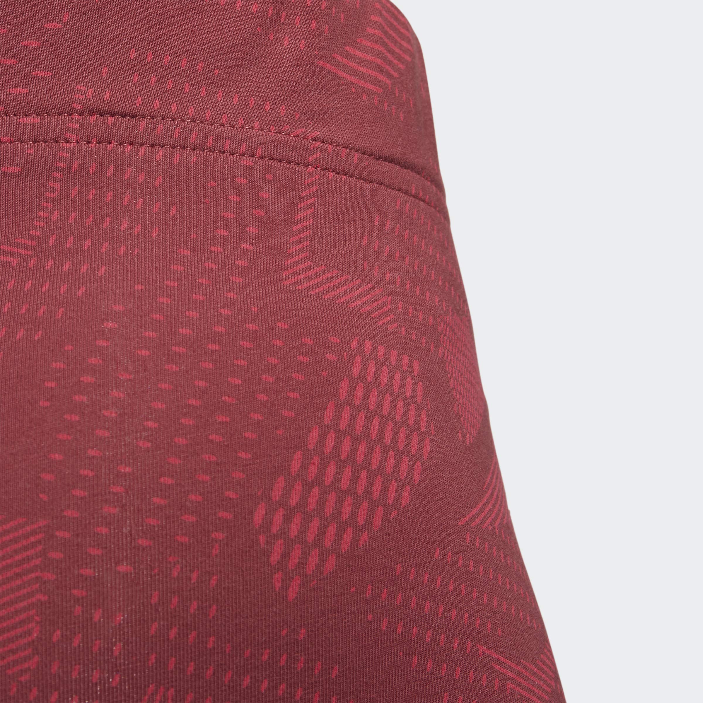 adidas womens Essentials All Over Print Tights Power Pink/Black Medium