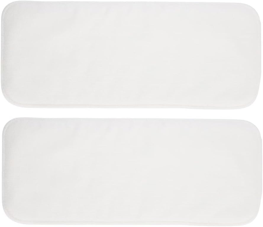 Washable Adult Pocket Diaper, Adult Pocket Nappy Cover Close-Fitting Adjustable Reusable Diaper Cloth for Incontinence Care Protective Underwear for Men Women Teen(2Pcs Diaper Insert Pad)