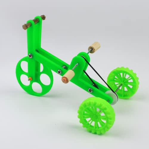 Bird Intelligence Training Toy, Parrot Puzzle Bicycle Toy for Small Medium Bird,Parrot Educational Table Top Trick Prop Toy, Bird Foot Talon Toy for Lovebird Conures Parakeet Random Color