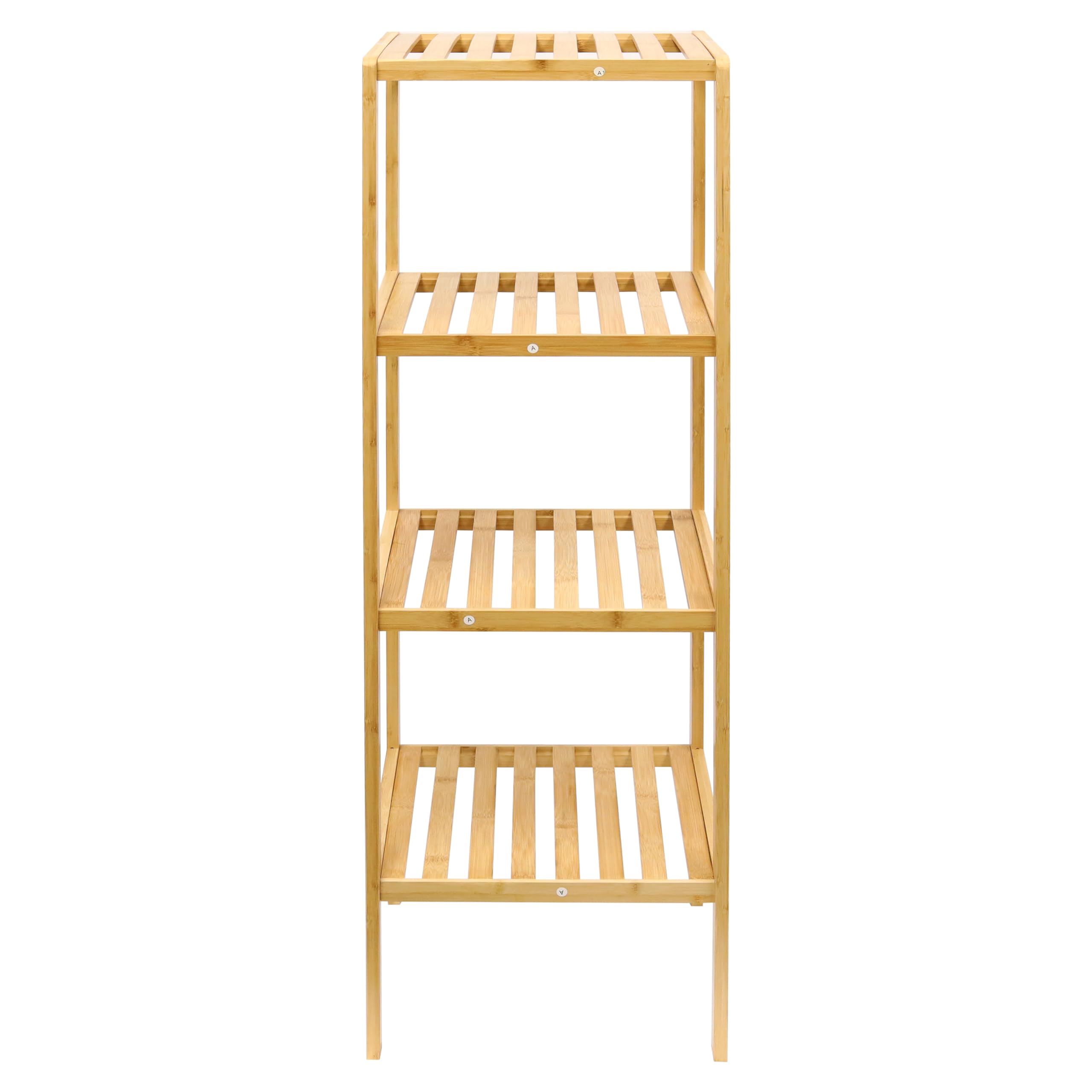 RoyalHouse Bamboo Bathroom Storage Shelf, 3-Tier Shelving Unit, Shelving Unit for Bathroom, Living Room, Kitchen