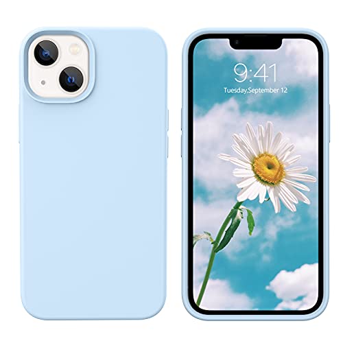 BENTOBEN iPhone 13 Mini Case, iPhone 13 Mini Phone Case, Slim Fit Liquid Silicone Soft Gel Rubber Anti-Scratch Shockproof Phone Cover with Microfiber Lining for iPhone 13 Mini 5.4" 2021, Lilac