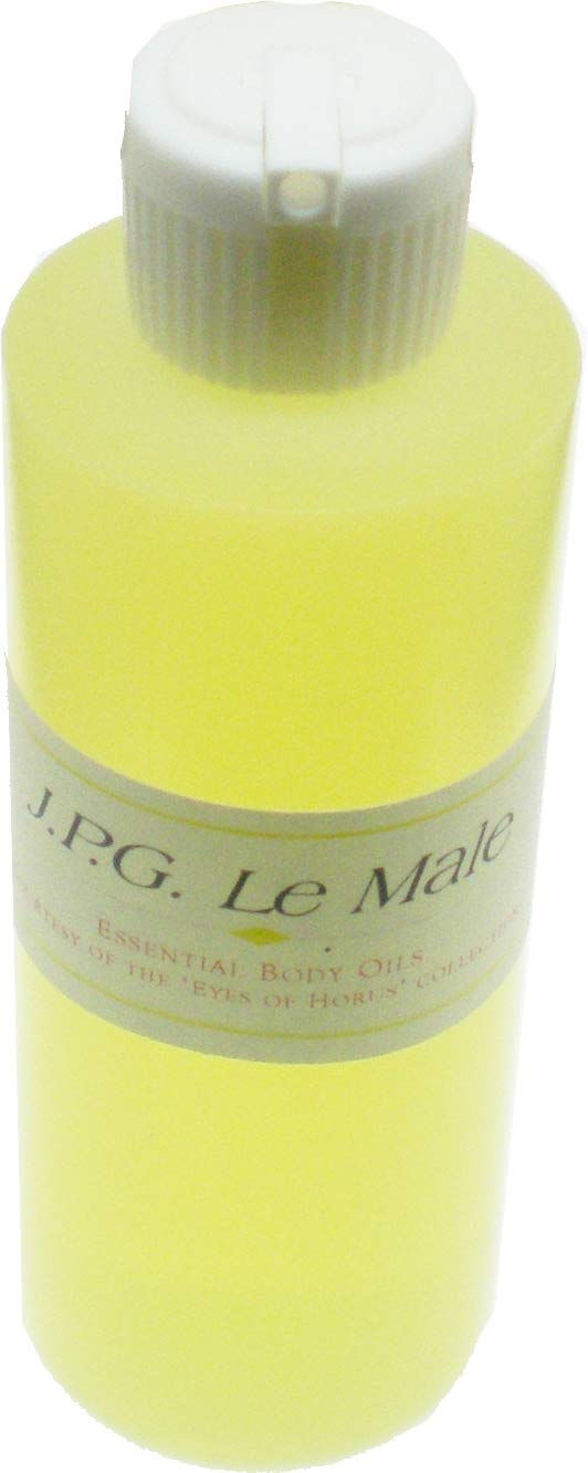 Jean Paul Gaultier: Le Male - Type for Men Cologne Body Oil Fragrance [Flip Cap - HDPE Plastic - Yellow - 4 oz.]