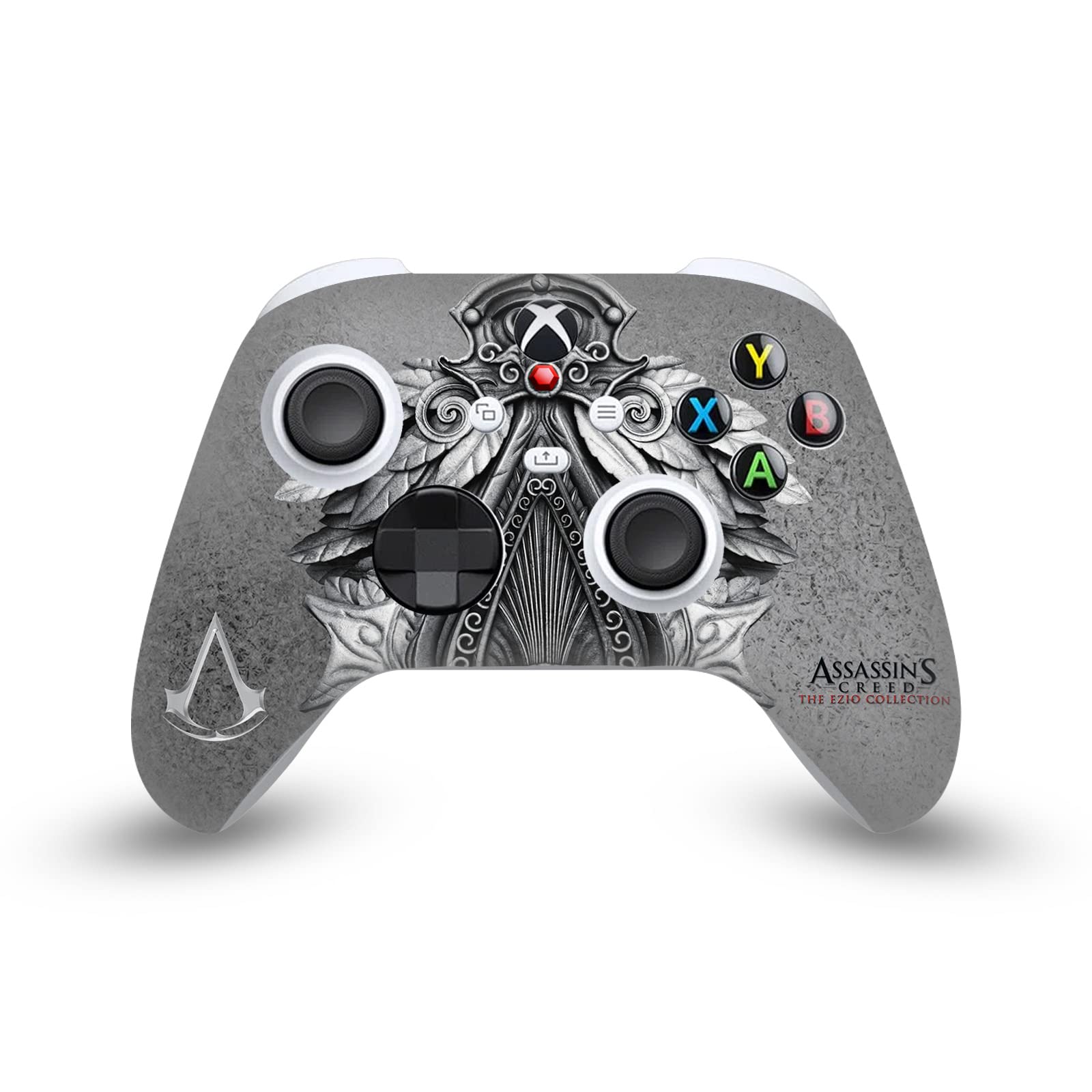 Head Case Designs Officially Licensed Assassin's Creed Belt Crest Brotherhood Graphics Vinyl Sticker Gaming Skin Decal Cover Compatible With Xbox Series S Console and Controller Bundle