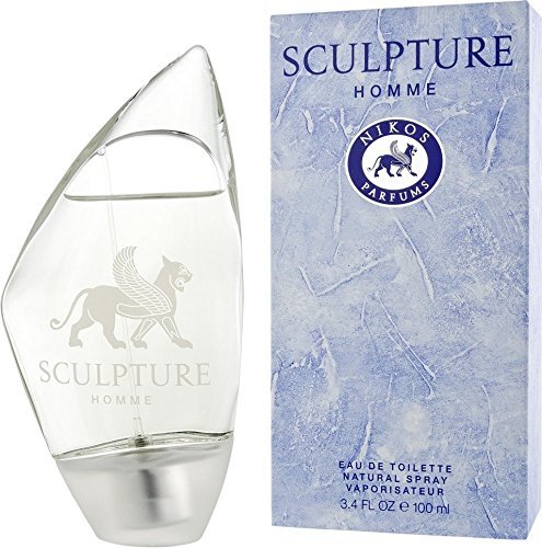 Nikos Sculpture Homme for men Eau De Toilette Spray, 3.4 Ounces