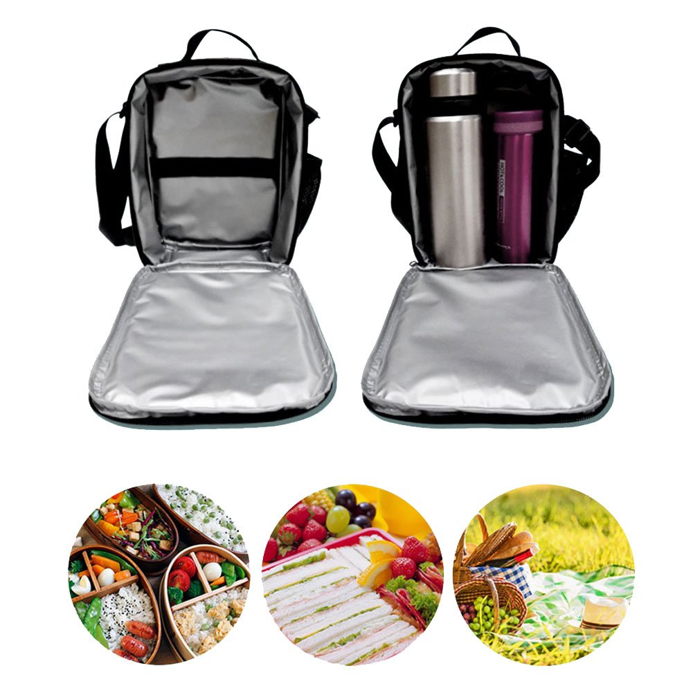 ANYFOCUS Lunch Bag, Durable Insulated for Kids Boys Girls Cooler Bag Cat Print