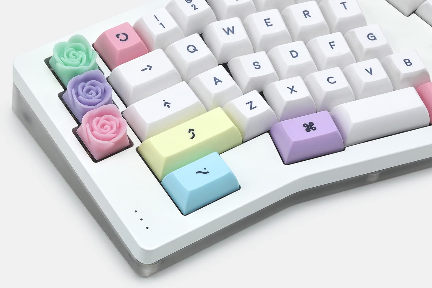 Capsmiths Rose Artisan Keycap for MX Mechanical Gaming Keyboards (Black)