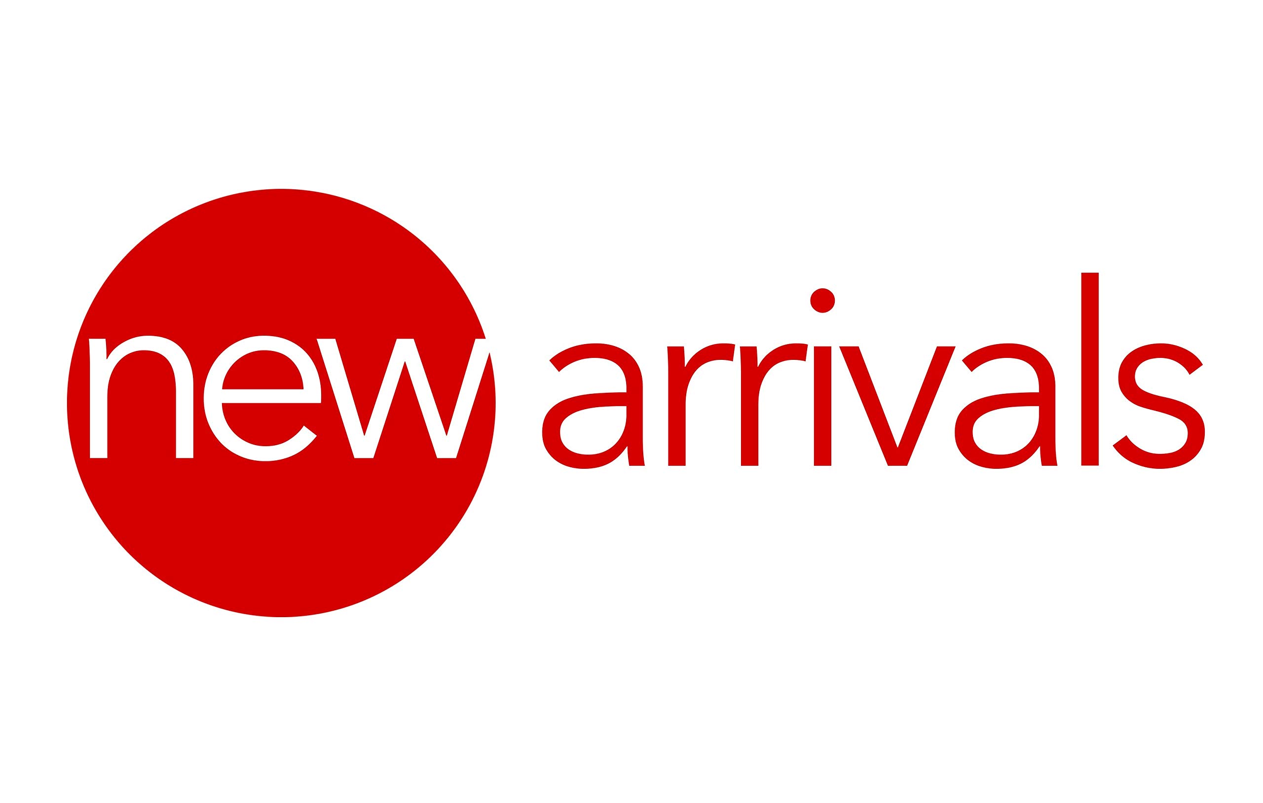 NAHANCO CD711NA2-5 Retail Sign Card for Displays, âNew Arrivalsâ, 7âH x 11âW, White with Red Print, Modern Style on Card Stock â 5/CTN.