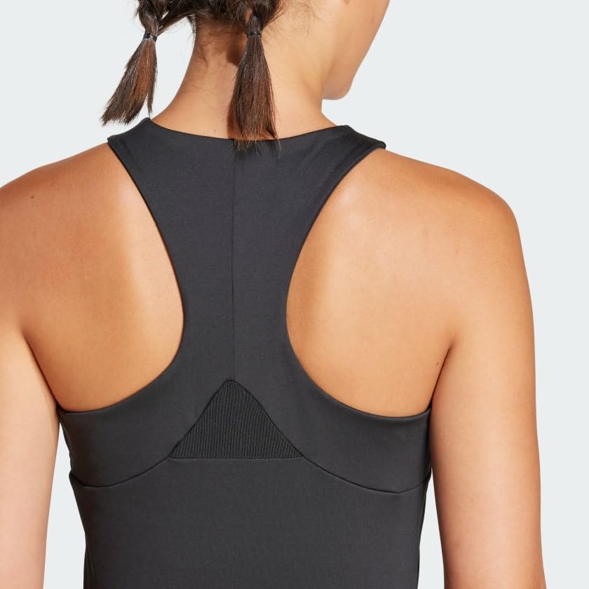 adidas womens Tennis Y-Tank Black/Grey X-Small