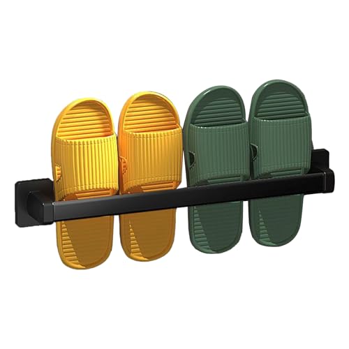 ATONLY Wall Mounted Shoes Rack Stainless Steel Shoes Holder Towel Storage Organizer Bathroom Living Room Hang Storage
