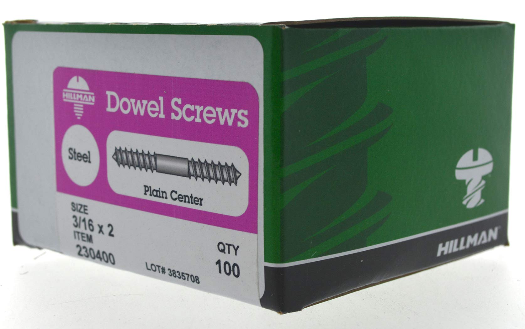 Hillman Dowel Screws 3/16" x 2"
