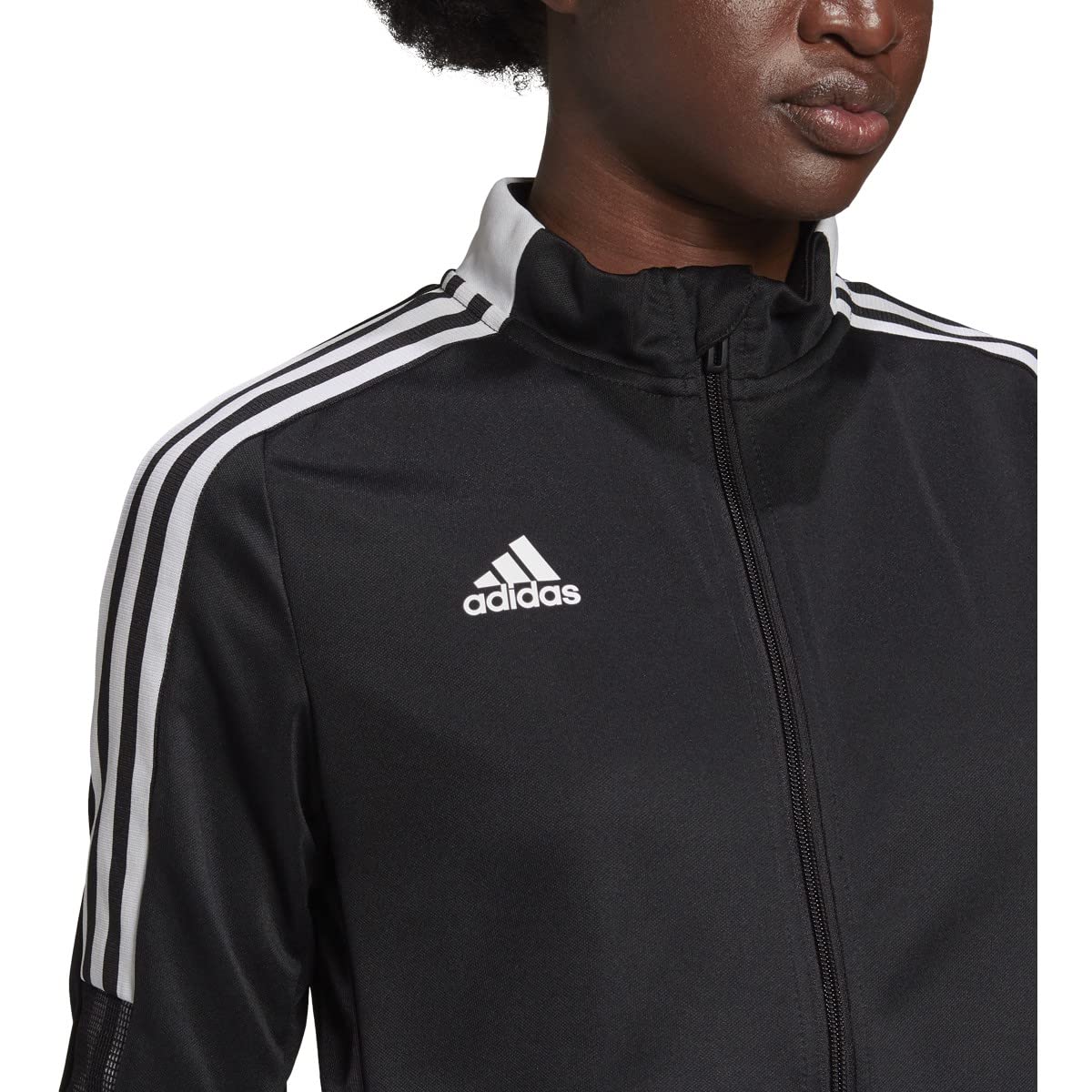 adidas womens Tiro 21 Track Jacket Black Medium