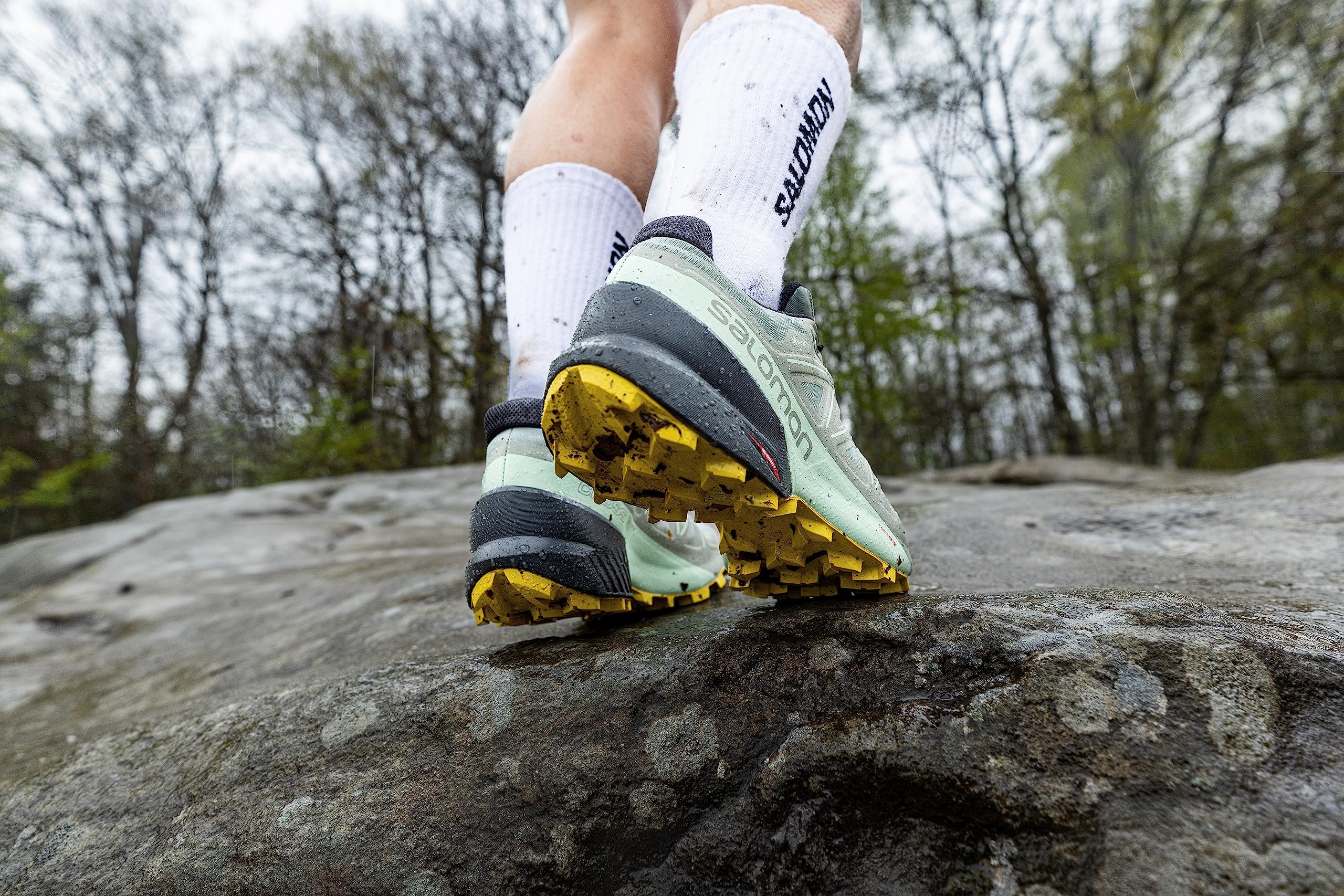 Salomon Speedcross 5 Gore-tex Trail Running Shoes for Women, Wrought Iron/Spray/Antique Moss, 9.5