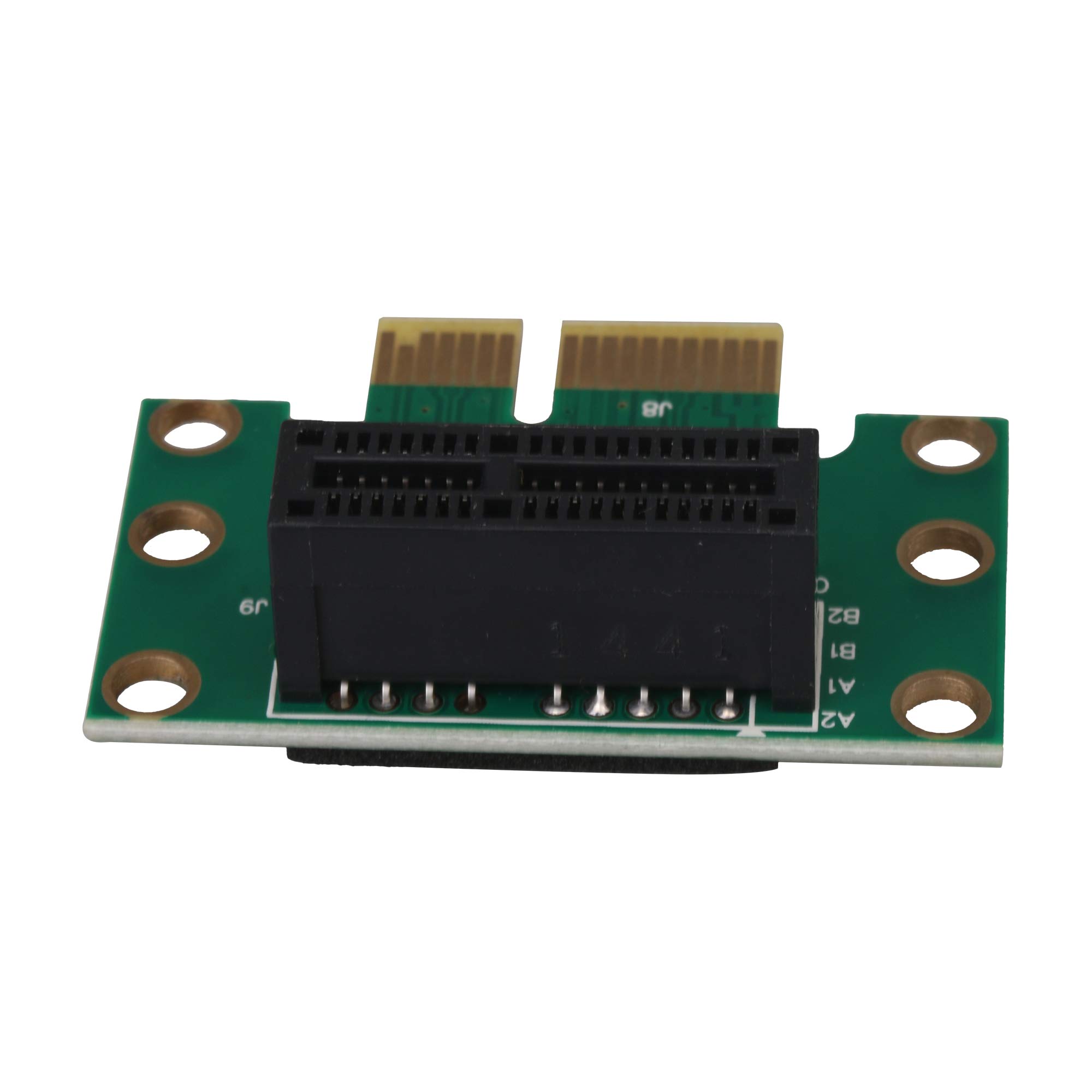 RDEXP PCI-Express 1X Riser Card 90 Degree Right Angle Riser Adapter Card