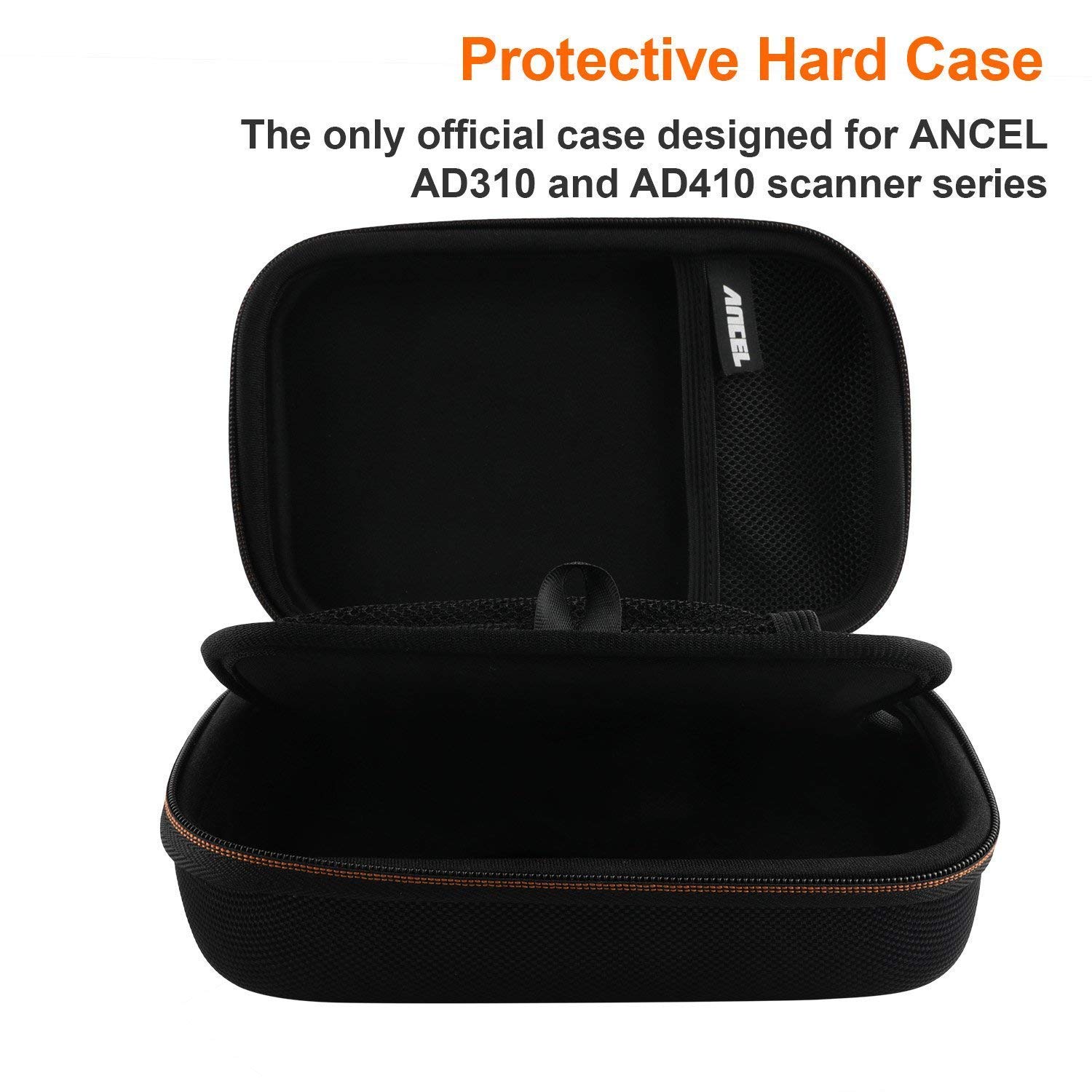 ANCEL AD310 Orange Classic Enhanced Universal OBD II Scanner Car Engine Fault Code Reader with ANCEL Protective Case Storage Bag