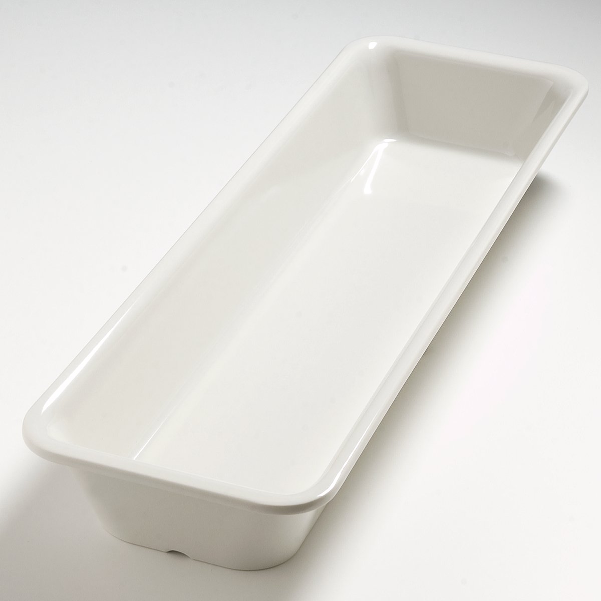 Carlisle FoodService Products 5552837 Balsam Melamine Half-Size Long Food Pan, Bavarian Cream