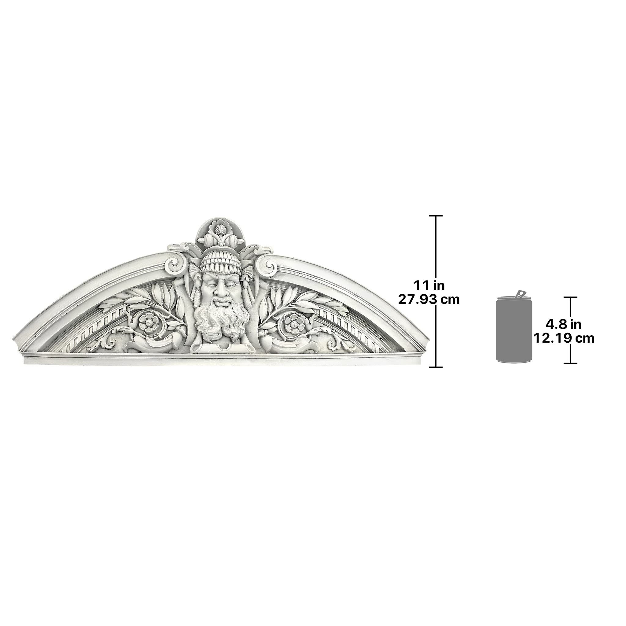 Design Toscano Prometheus The Rebel Titan Sculptural Wall Pediment