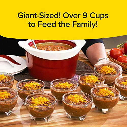 BulbHead Nancy Fuller 6 Hour Bowl AS-SEEN-ON-TV Thermal Insulated Bowl Interior Keeps Food Hot or Cold for 6 Hours–Over 2.25 Qrt. Capacity Feeds–Locking Lid