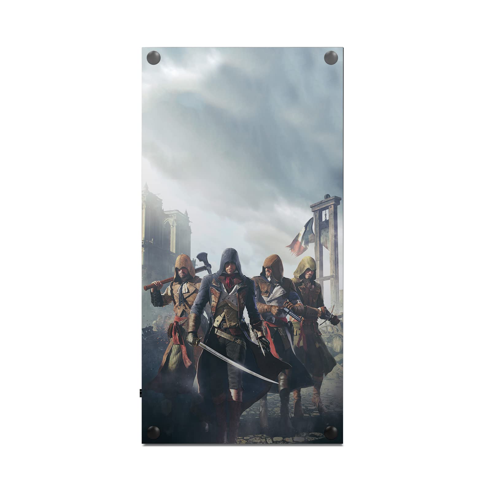 Head Case Designs Officially Licensed Assassin's Creed Game Cover Unity Key Art Vinyl Sticker Gaming Skin Decal Cover Compatible With Xbox Series X Console and Controller Bundle