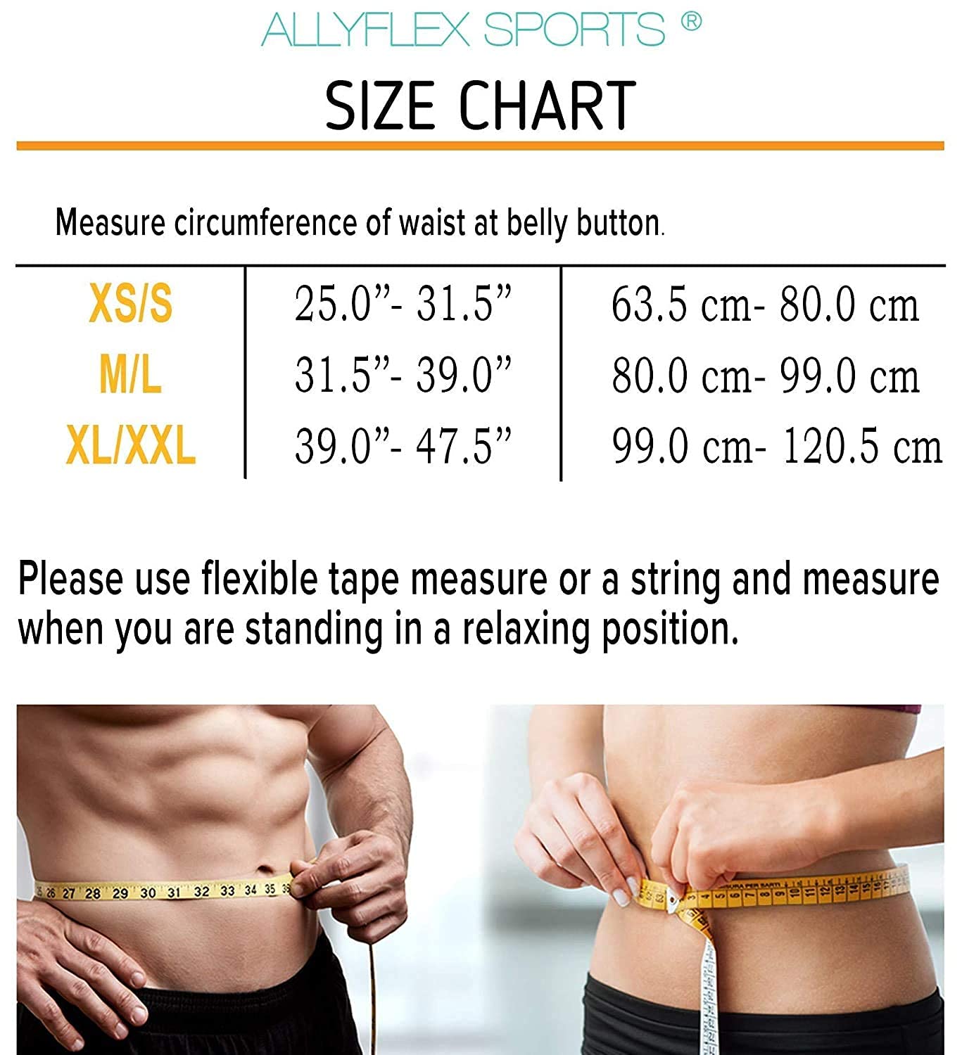 AllyFlex Sports® Lumbar Support - Back Brace For Men & Women Ergonomic Design and Lightweight Breathable Material Provide Back Support and Pain Relief for Waist - M/L (31.5'' - 39.0'')
