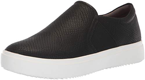 Dr. Scholl's Shoes womens Wander Up Sneaker, Black Snake, 9.5 US