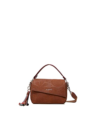 Desigual womens Hand Bag, Brown, U US
