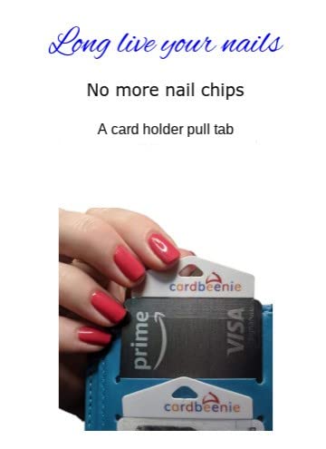 Cardbeenie Save your nails Credit Card Grab Tabs for Long Nails - 15 Pack