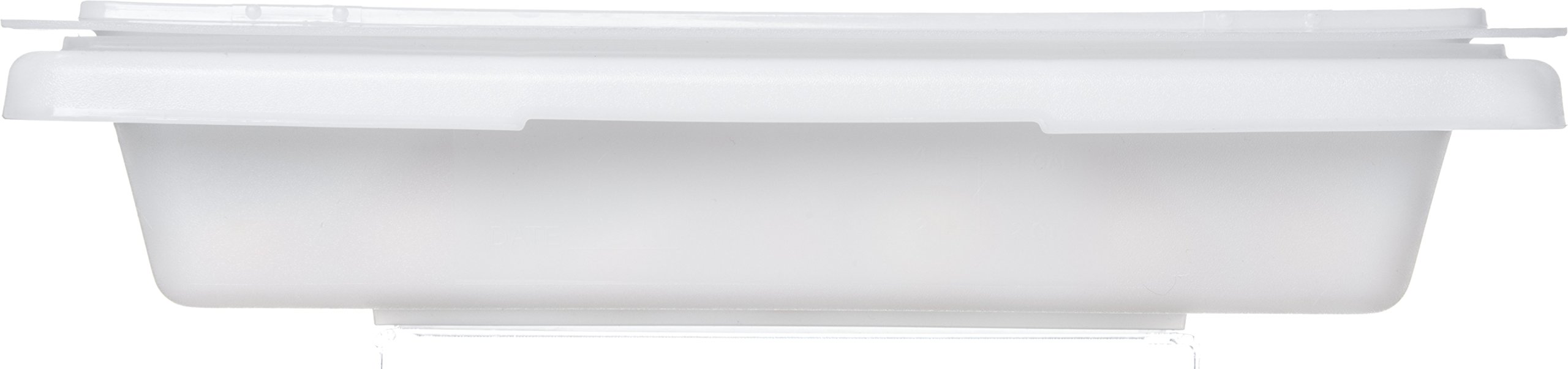 Carlisle FoodService Products Storplus Food Storage Container with Stackable Design for Catering, Buffets, Restaurants, Polyethylene (Pe), 2 Gallon, White, (Pack of 6)