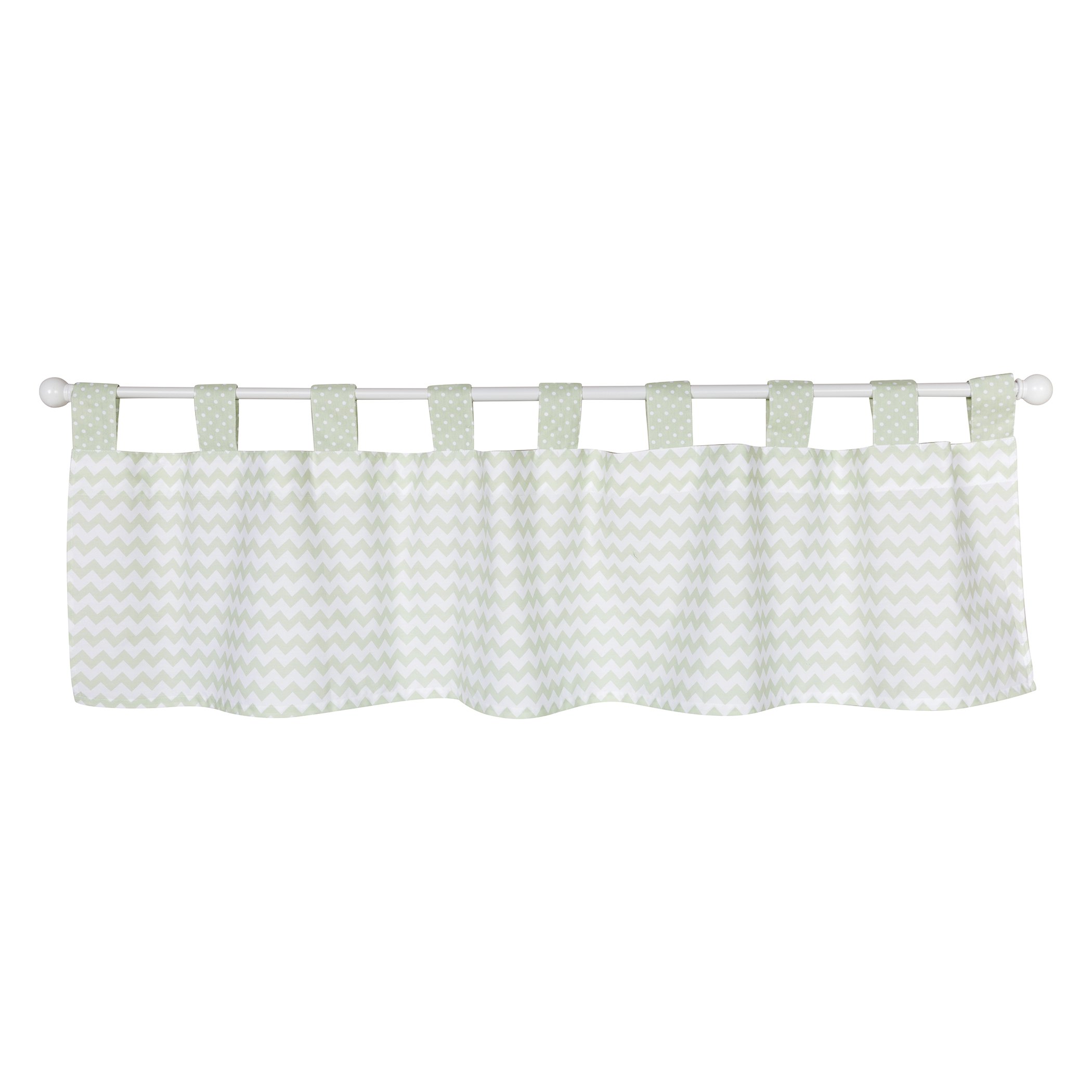 Trend Lab Sea Foam Window Valance, Sage