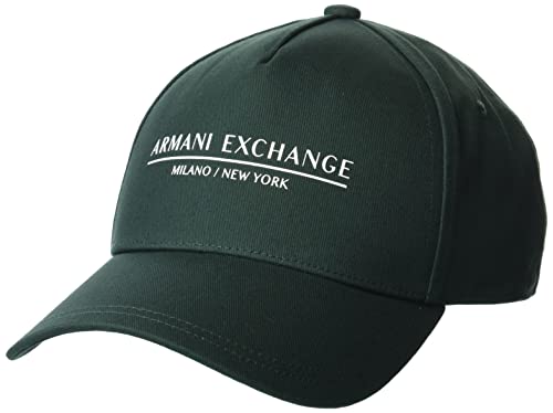 A | X ARMANI EXCHANGE Men's Milano/New York Logo Baseball Hat, Urban Chic, OS