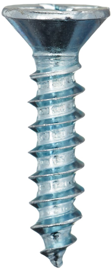 The Hillman Group 40850 Flat Head Phillips Wood Screw, 12-Inch x 1-Inch, 75-Pack