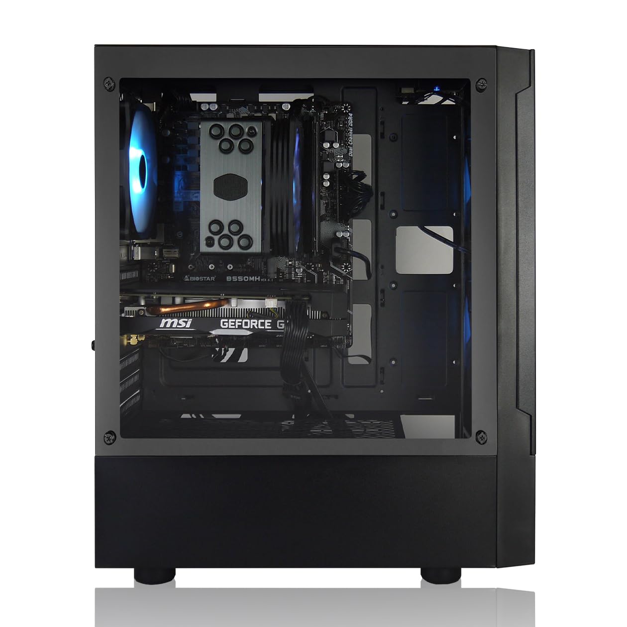AVGPC Max Gaming PC - AMD RYZEN 5 5600G 6-Core 4.4 GHz Max Boost, 16GB 3200Mhz DDR4, RTX 4060 8GB, 1TB M.2 NVME SSD, MAX Case, Windows 11, WiFi/AC