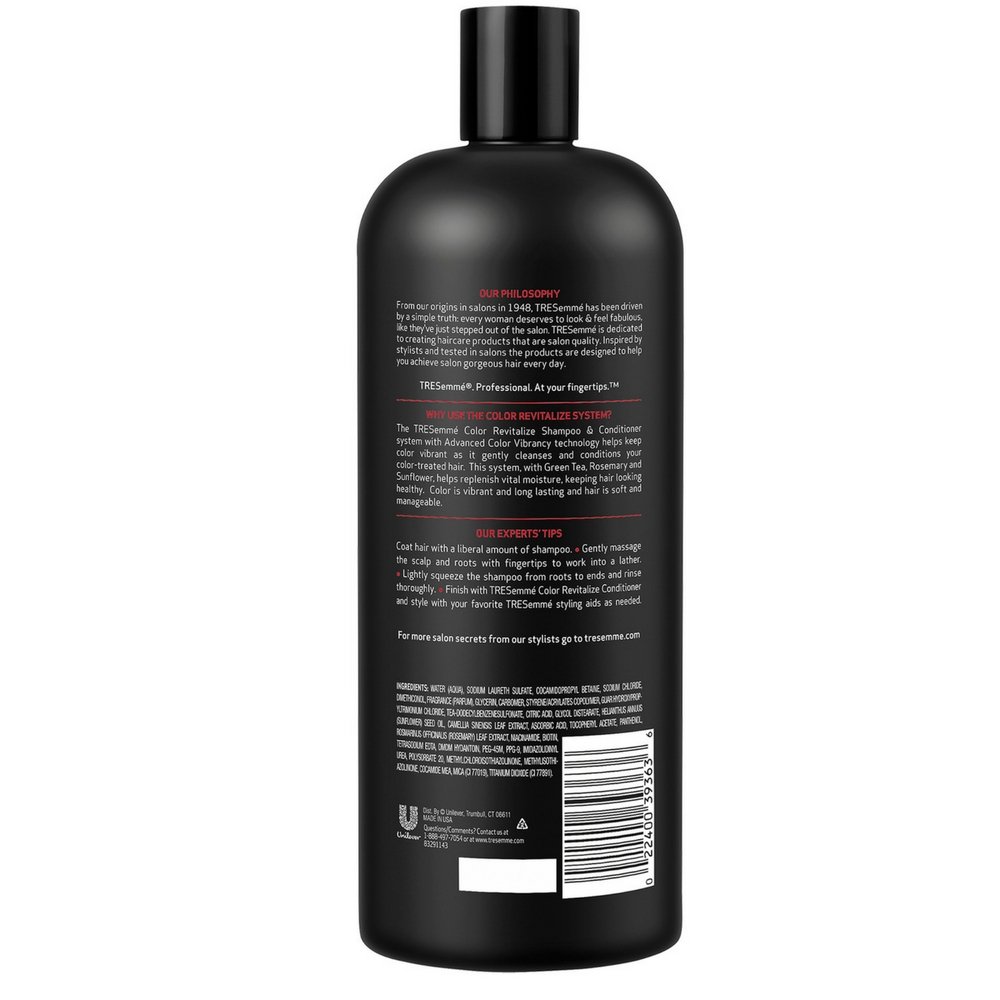 TRESemmé, Shampoo Color Revitalize, Rosemary, 28 Fl Oz