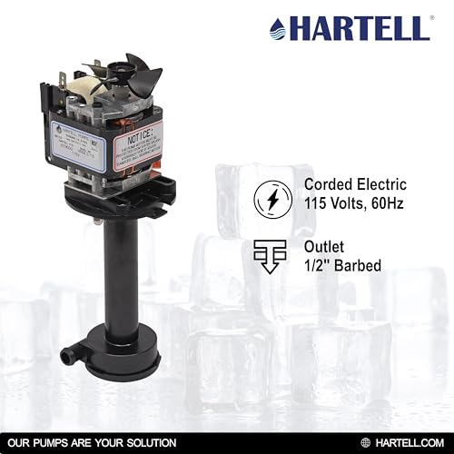 HARTELL HRIM-2-115 Replacement Ice Machine Pump, Replaces GPP-5SC-1 and 12-2986-01