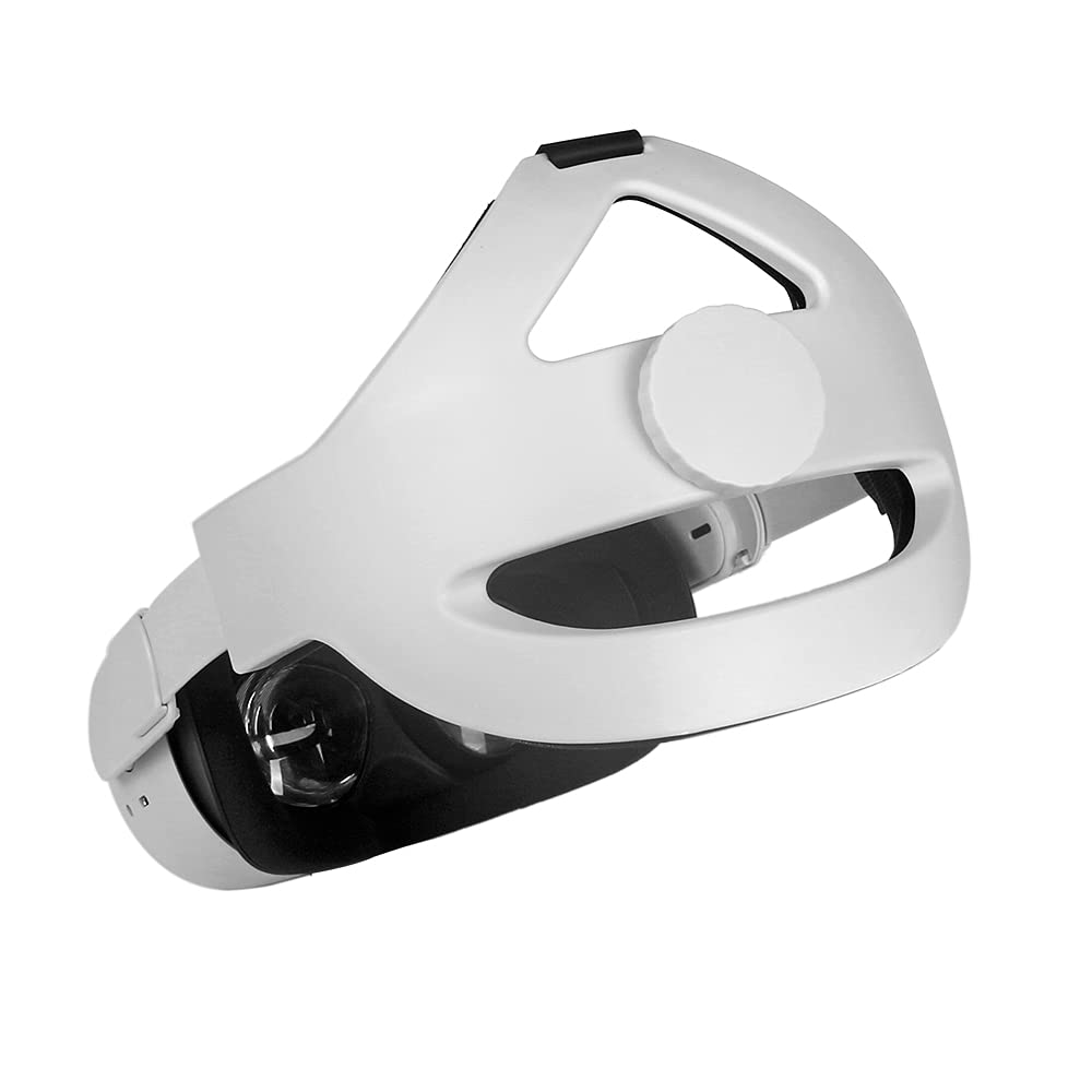 Adjustable Halo Strap for Oculus Quest 2 VR Headset, Head Cushion Compatible for Oculus Quest VR Gaming Headset, Comfortable Virtual Reality Accessories(Upgraded)